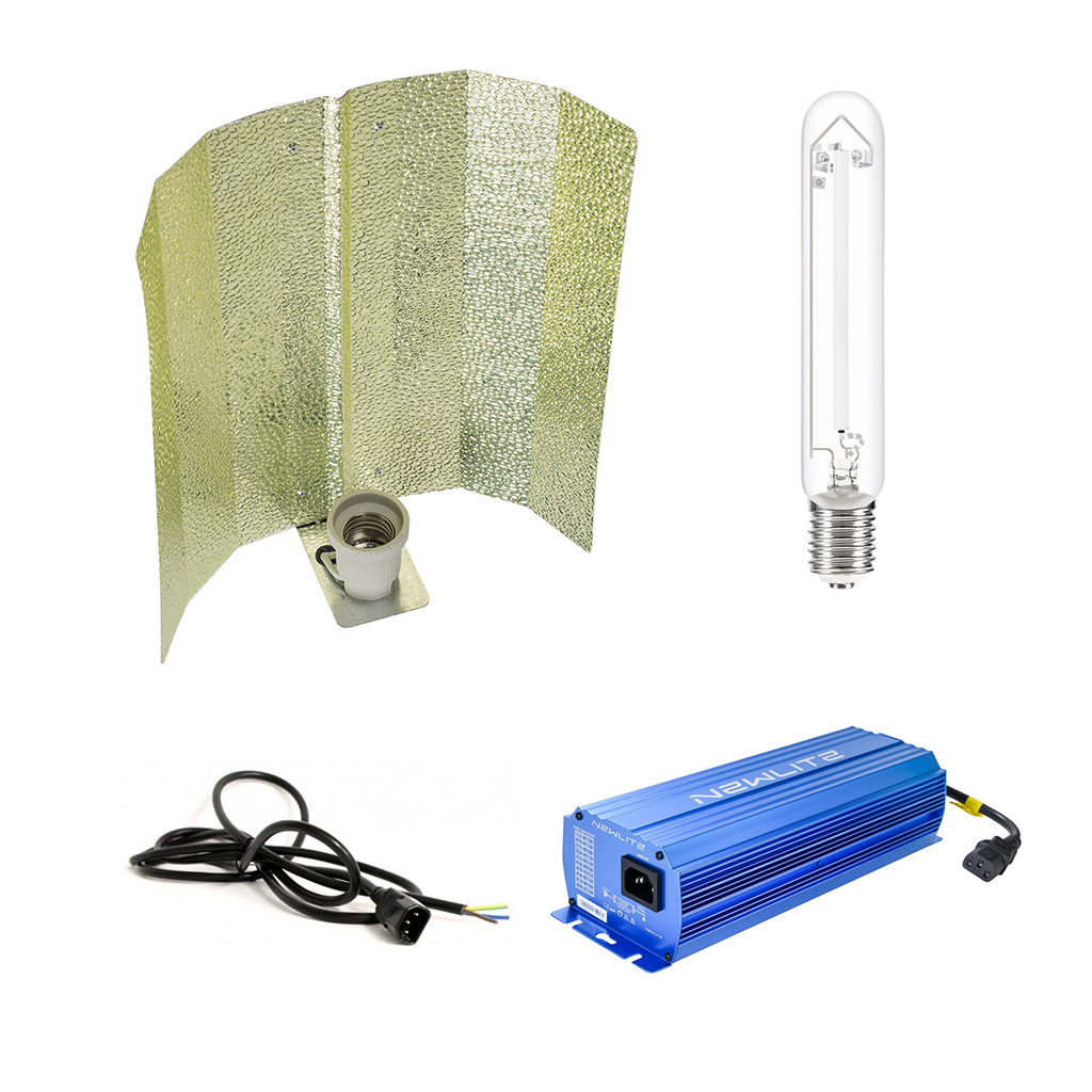 KIT 600W REFLECTOR STUCO + IGNATOR HPS + NEWLITE E-BLUE ELECTRONICO ...